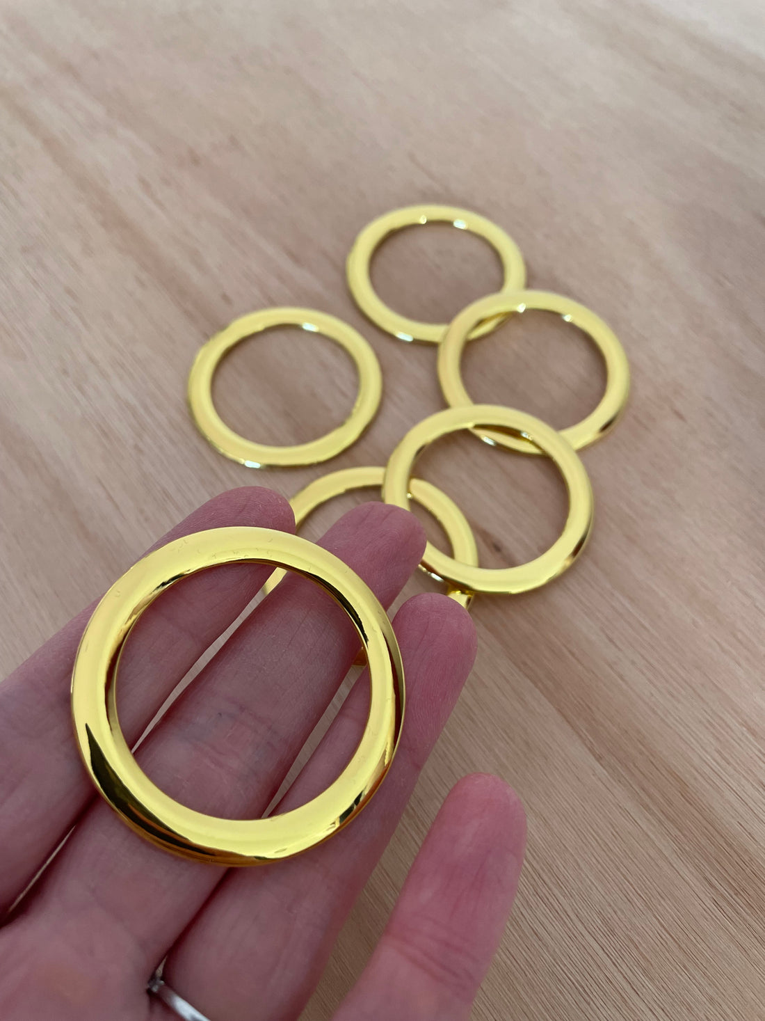 Large 35mm Gold O-Rings for Swimwear & Lingerie | Bulk discounts – Love ...