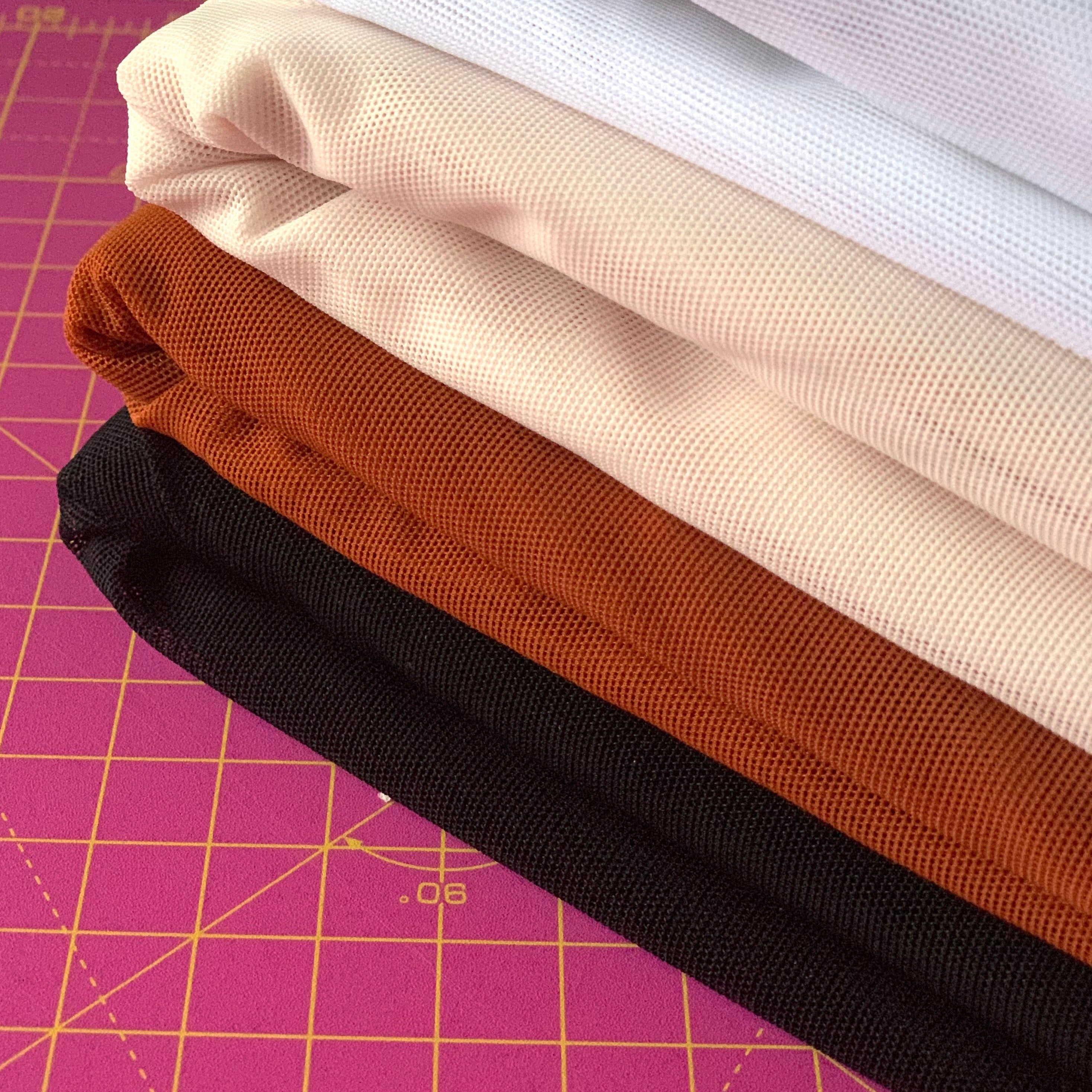 Light-mid weight powermesh / powernet for bra making | Price per 1/2m ...